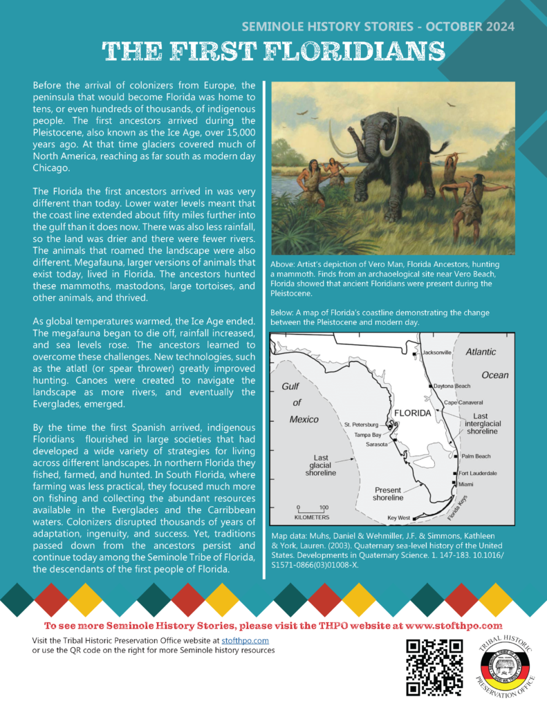 October 2024 - Seminole Tribal Historic Preservation Office